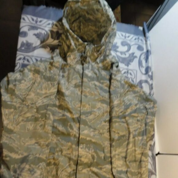 Jackets & Coats | Lg Usgi Abu Tiger Stripe Improved Rainsuit Irs Wet ...